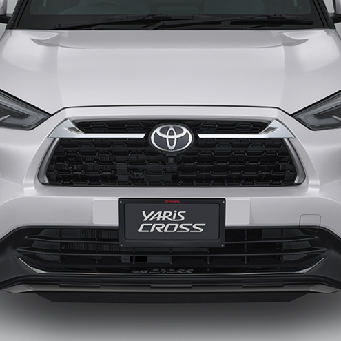 Yaris Cross - คิ้วกระจังหน้าโครเมียม - Toyota Accessories
